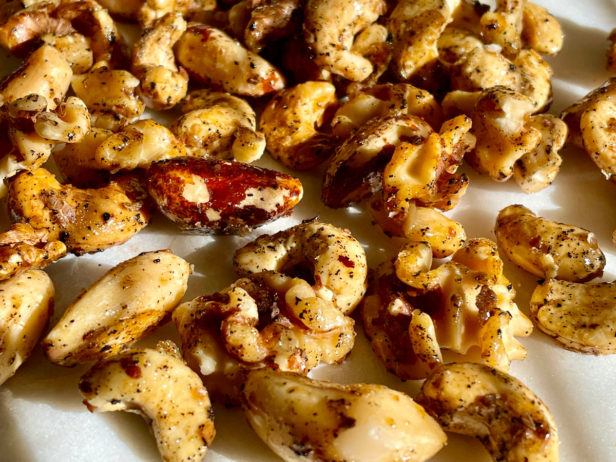 honey roasted deluxe mixed nuts – ynut handcrafted nut snack